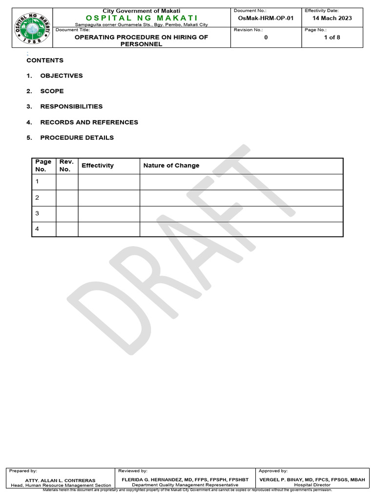 RSP Process As Per Arta | PDF