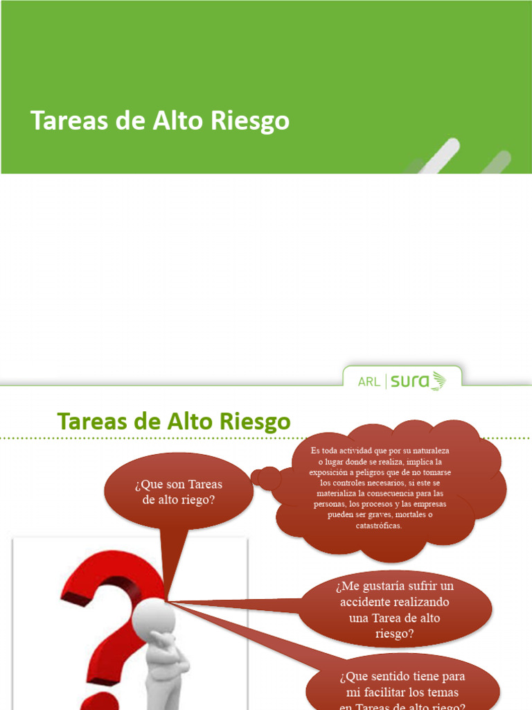 Tareas de Alto Riesgo | PDF | Riesgo | Motores