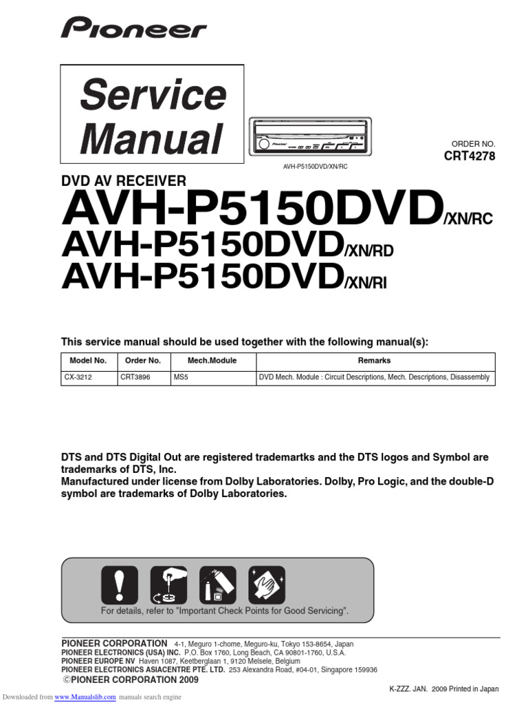 Avhp 5150 DVDXNRC | PDF | Laser | Soldering