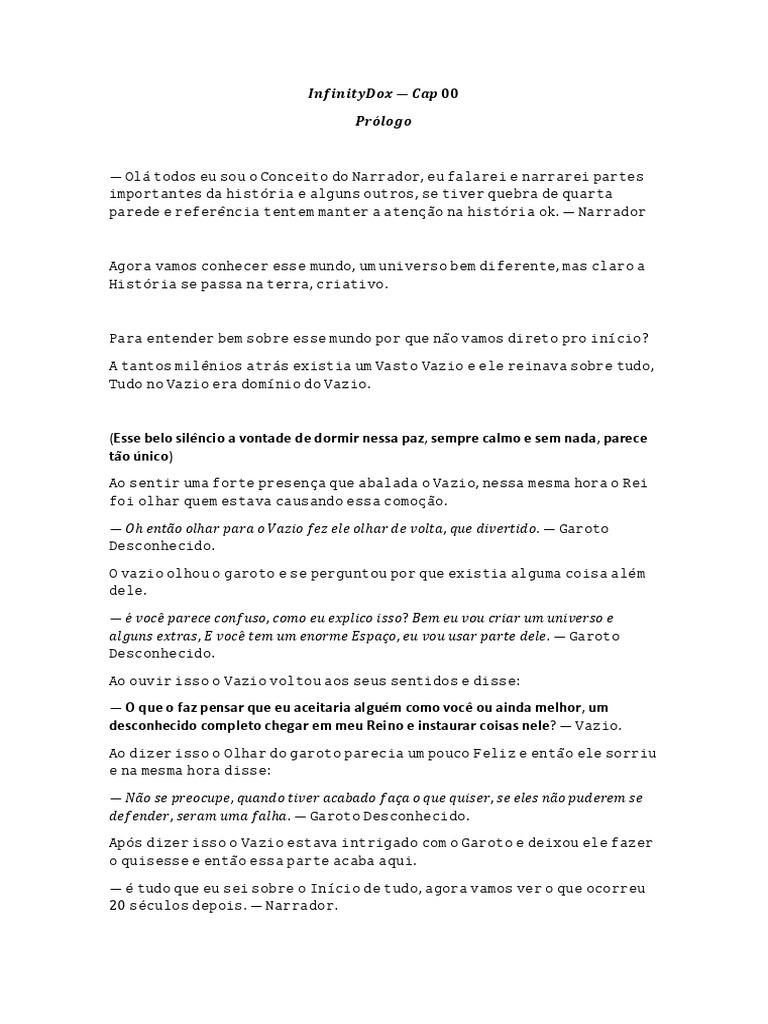 InfinityDox Cap 00 | PDF