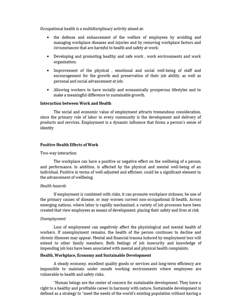 OHS Handouts | PDF | Occupational Safety And Health | Hazards