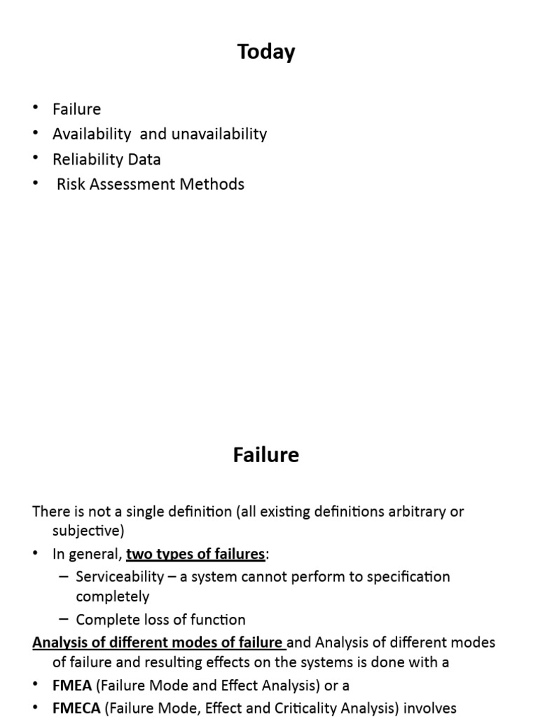 Lecture 05 Risk Analysis | PDF | Reliability Engineering | Risk