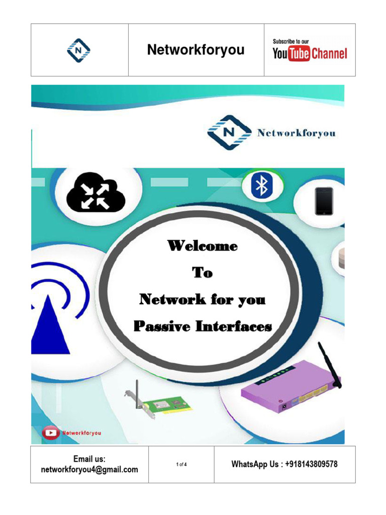 10 OSPF+Passive+Interfaces | PDF