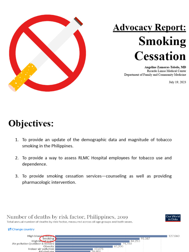 Advocacy Report | PDF | Tobacco Smoking | Addiction