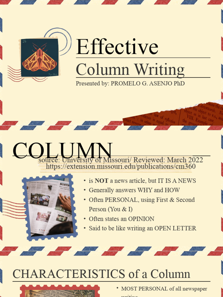 Column Writing 101 | PDF | News