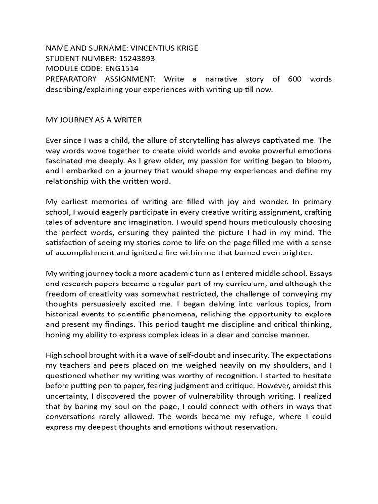 English Preperation Task 3 | PDF | Thought | Experience