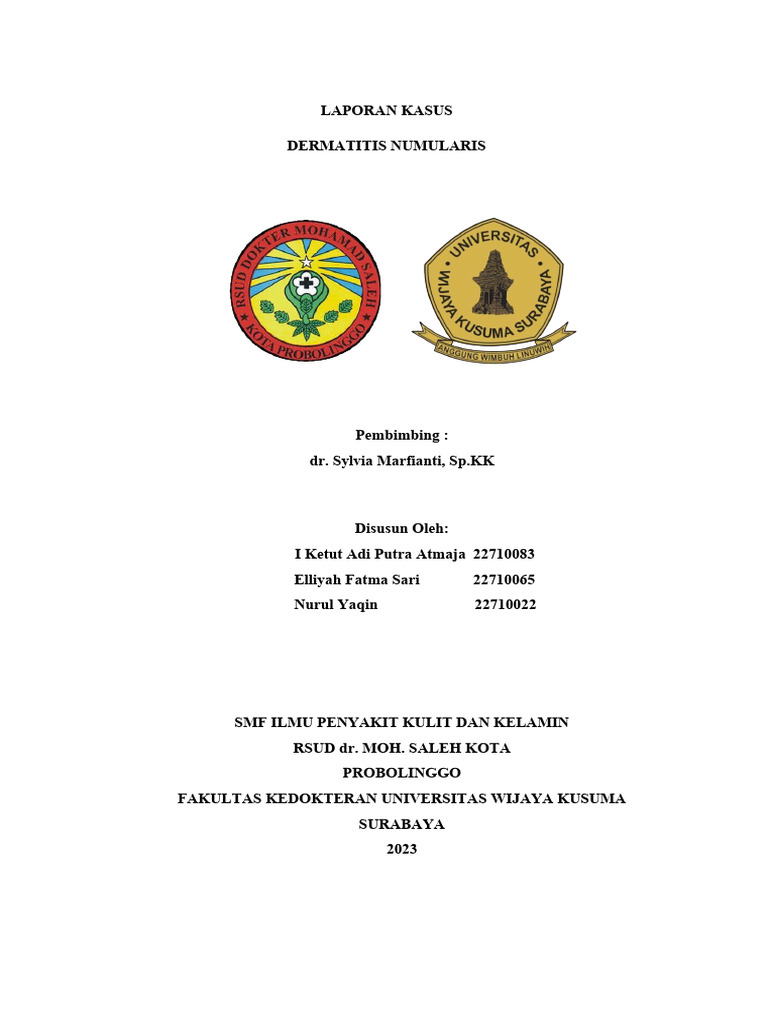LAPORAN KASUS Dermatitis Numularis - Fix | PDF