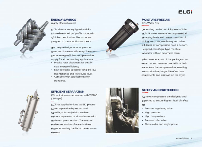 AB Series - Oil Free Compressors-9 | PDF