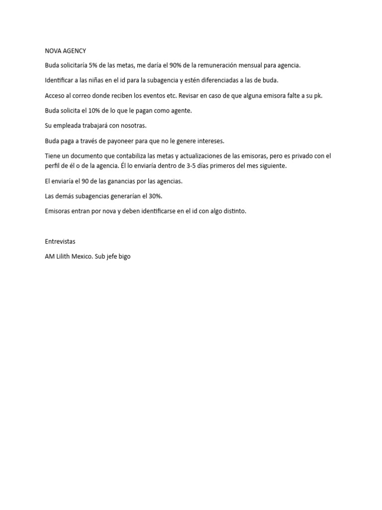 Nova Agency | PDF | Crecimiento personal y profesional | Negocios