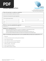 CSI Application Form | PDF