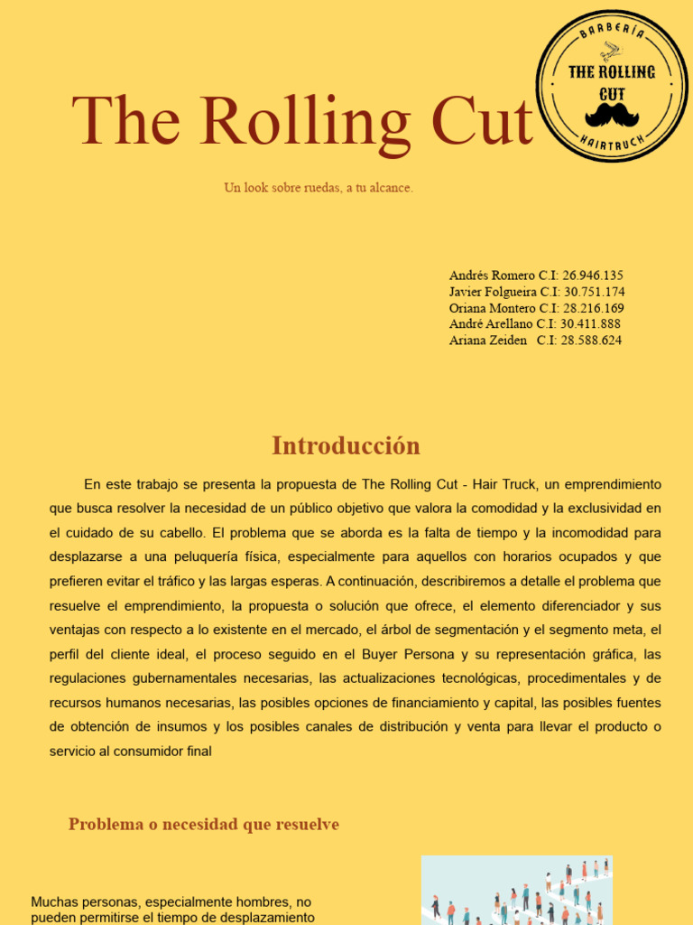 Presentacion Final The Rolling Cut | PDF | Crecimiento personal y ...