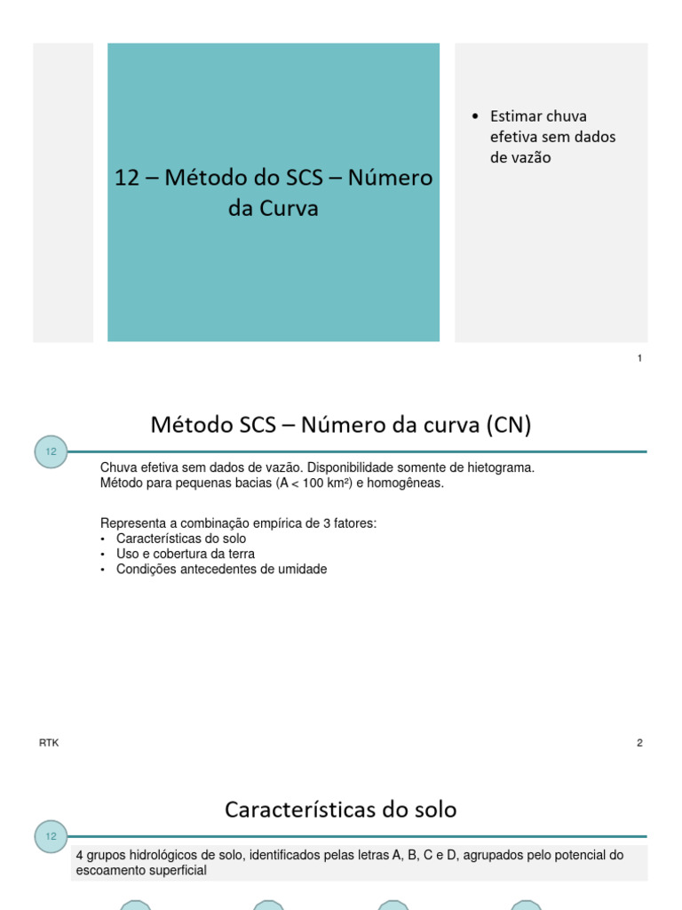 TH024 12 Metodo SCS | PDF