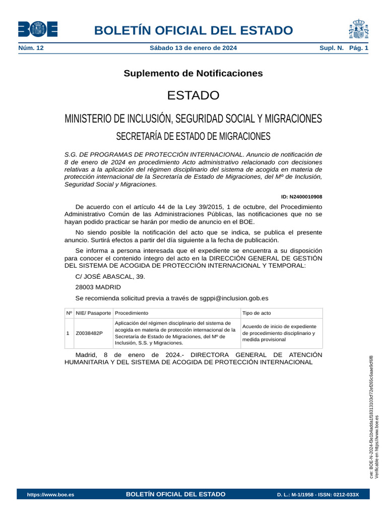 Pdfs - BOE N 2024 Ae9cf6f8 | PDF | Gobernancia | Gobierno