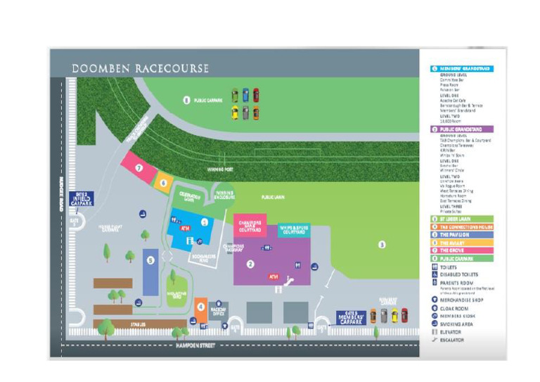 Doomben Map | PDF