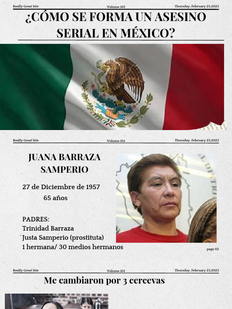 Juana Barraza Samperio | PDF | Abuso infantil | Crimen y violencia