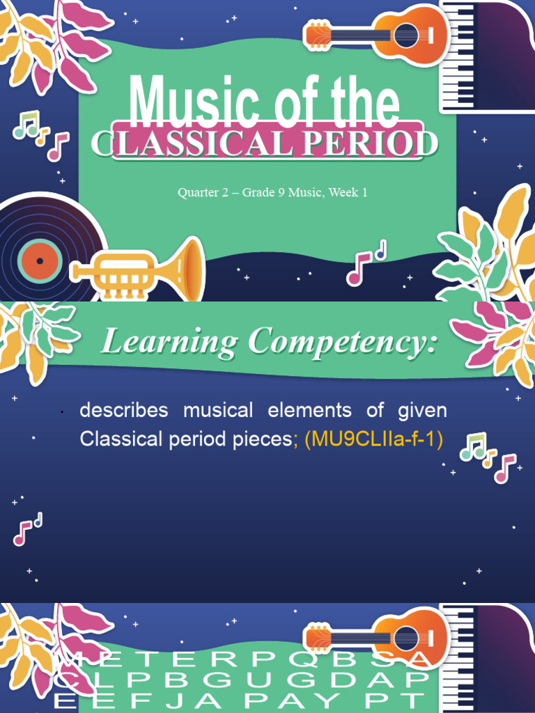 Q2-PPT-MUSIC9-Module 1 (Music of The Classical Period - Instrumental ...