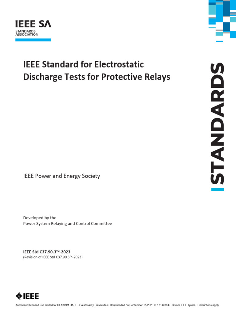 10.1109 Ieeestd.2023.10246119 c37j | PDF | Electrostatic Discharge | Electromagnetism