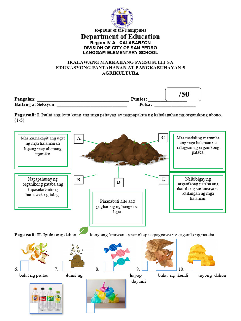 Grade 5 Q2 EPPAGRICULTURE | PDF