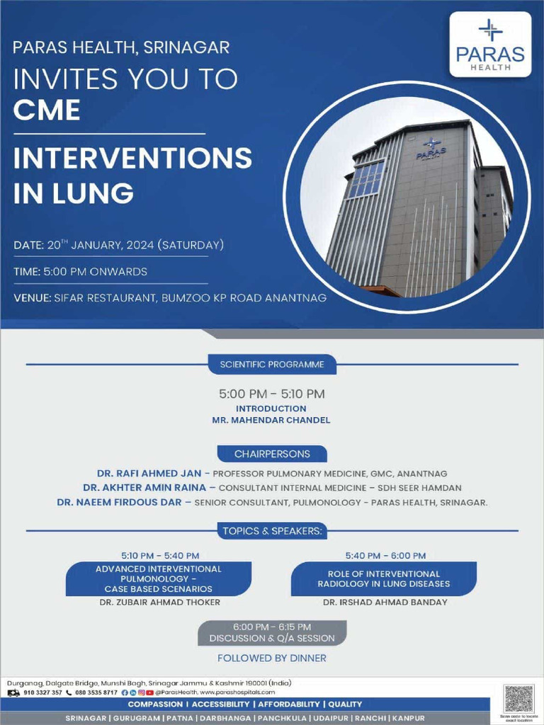 Invitation Card CME Anantnag | PDF