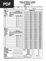 B - FIBA Basketball Scoresheet Sample | PDF | Team Sports | Sports