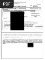 Maya Account Management Form | PDF