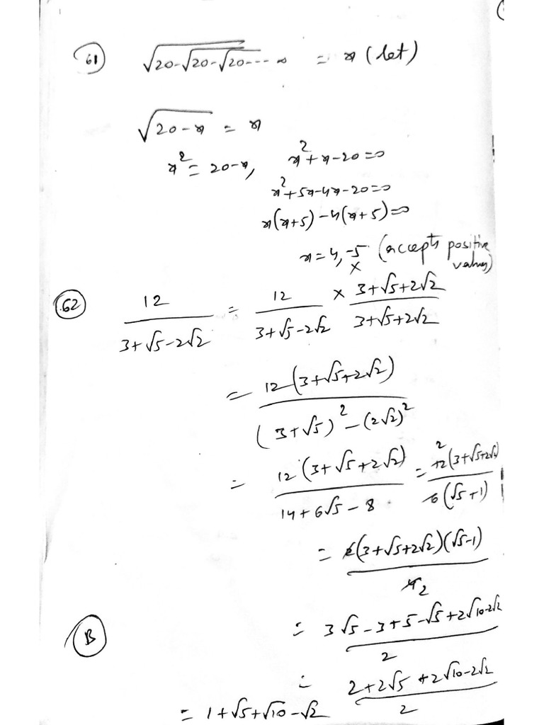 Part Test - 01 Maths C3 Ipl | PDF
