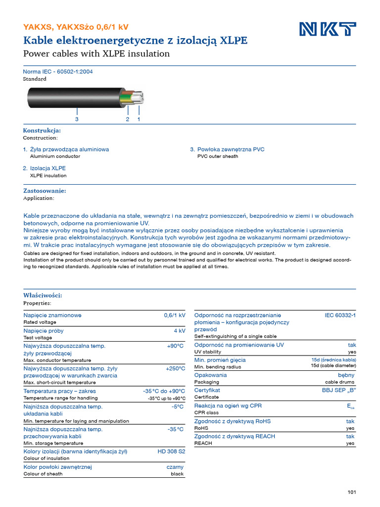 Yakxs-06 1kv$app LV Ds En-Pl | PDF