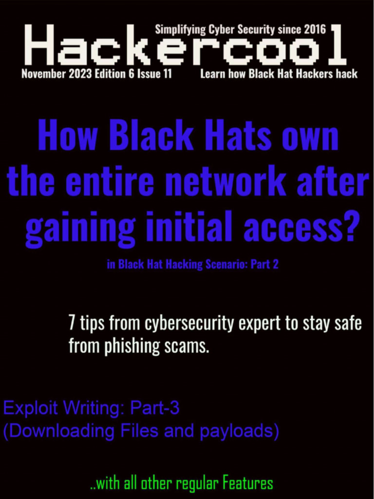 Hackercool Magazine - November 2023 Compressed | PDF | Proxy Server ...