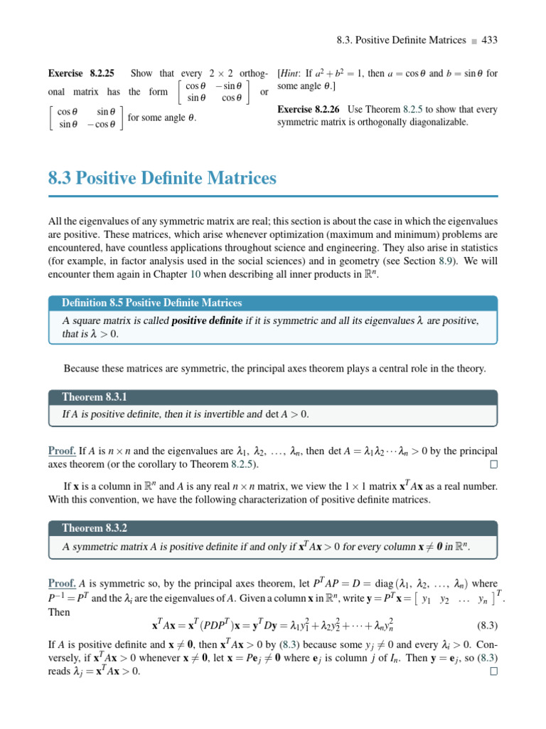 Section 8-3 | PDF | Matrix (Mathematics) | Mathematical Concepts