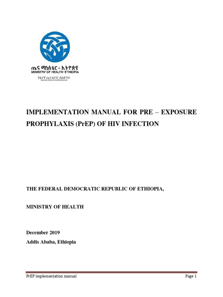 PrEP Implementation Manual (1) - 2 | PDF | Hiv/Aids | Sexually ...