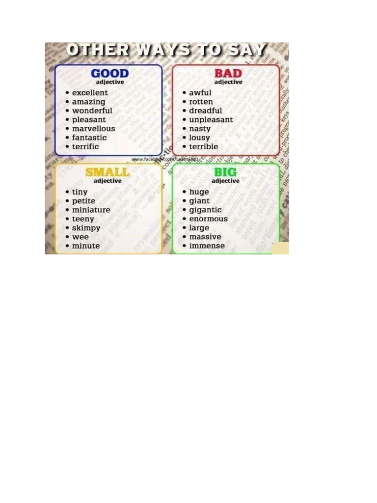 Other Ways To Say 6 | PDF