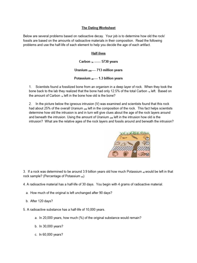 Qtr2 Week 5 The Dating Worksheet | PDF