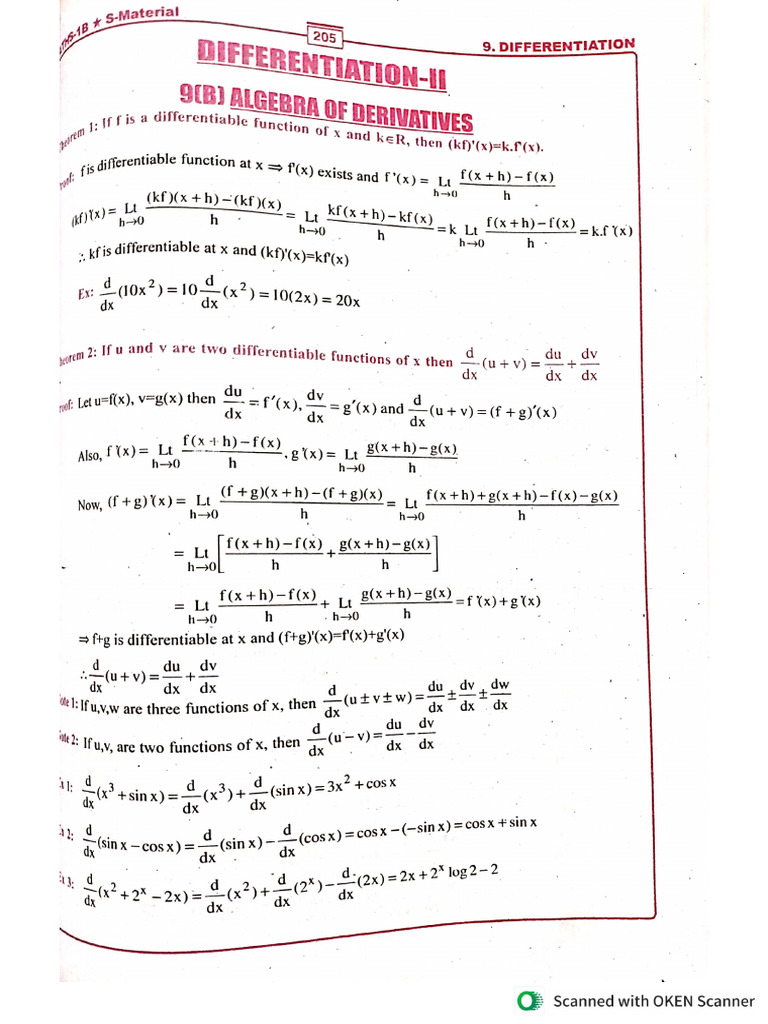 Differentiation 2 and 3 | PDF