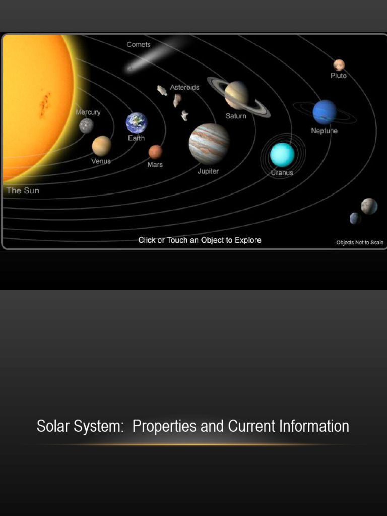 Solar System Properties and Current Information | PDF | Planets | Solar ...