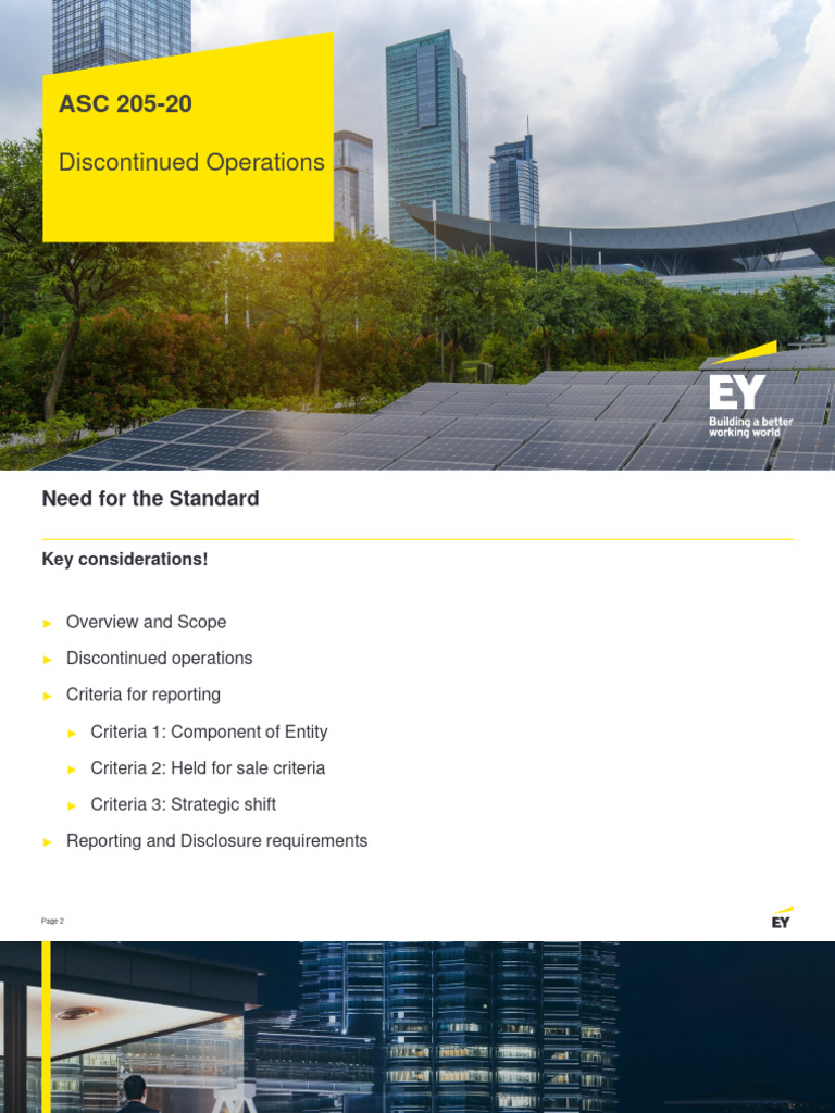 2.2 Discontinued Operations | PDF | Balance Sheet | Equity (Finance)