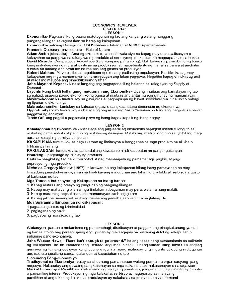 AP Pointer First Quarter | PDF