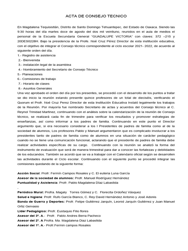 Reynol Acta | PDF | Maestros | Enseñando