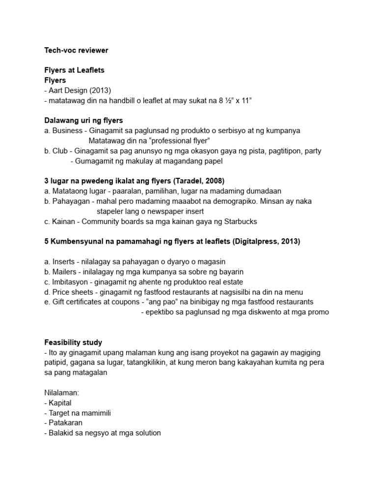 Tech-Voc 2nd Quarter Exams | PDF