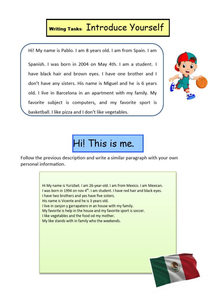 Activity 1 - Introduce Yourself | PDF