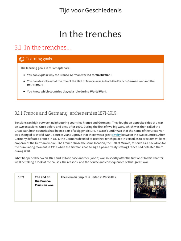 Tijd Voor Geschiedenis in The Trenches | PDF | Austria Hungary | German ...