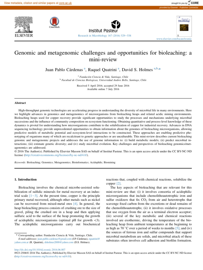 Genomic and Metagenomic Challenges and o | PDF | Microorganism | Genomics