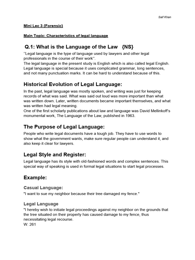 Forensic Lec 3 (Mid) | PDF | Linguistics | Human Communication