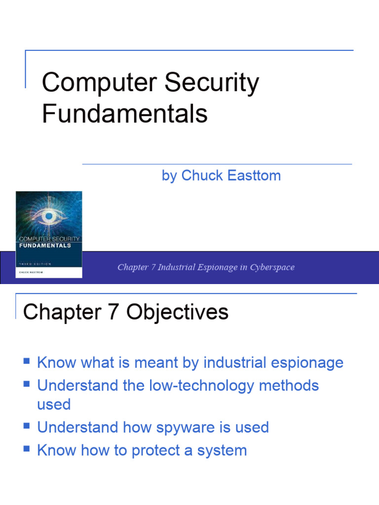 Easttom PPT 07 Final | PDF | Espionage | Spyware