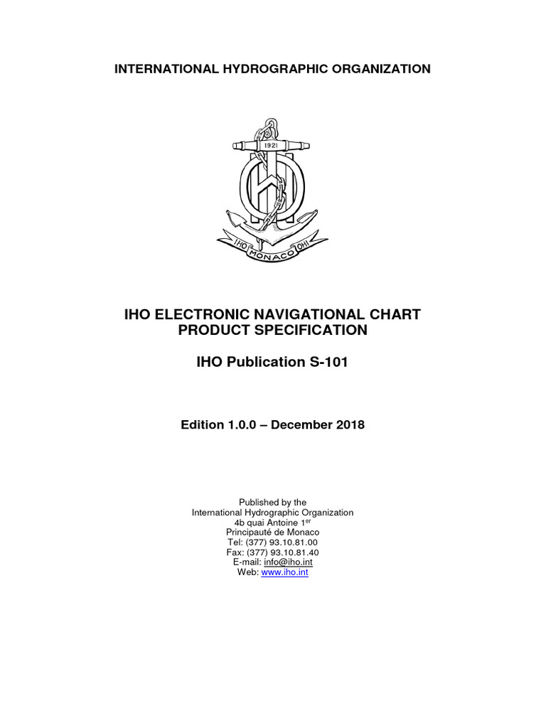 S-101 ENC Product Specification - 1.0.0 - Final | PDF | Statistical ...