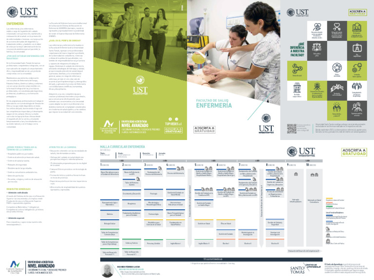 Malla Enfermeria 2024 | PDF