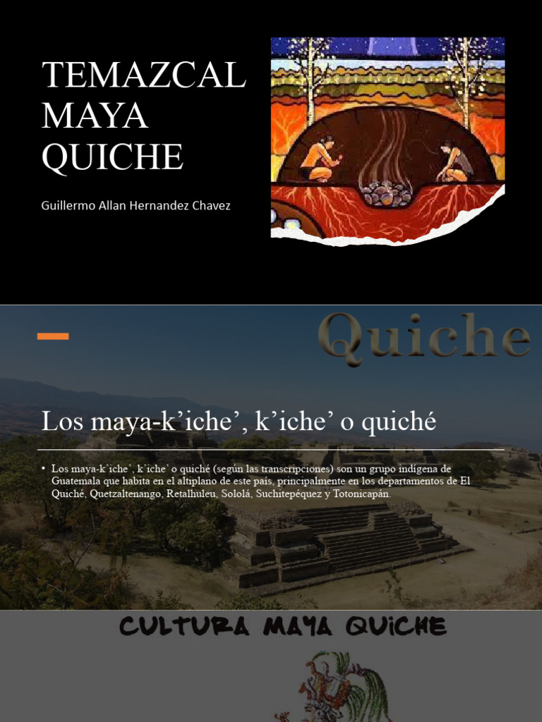 Temazcal Maya Quiche | PDF | Pueblos indígenas de América Central ...