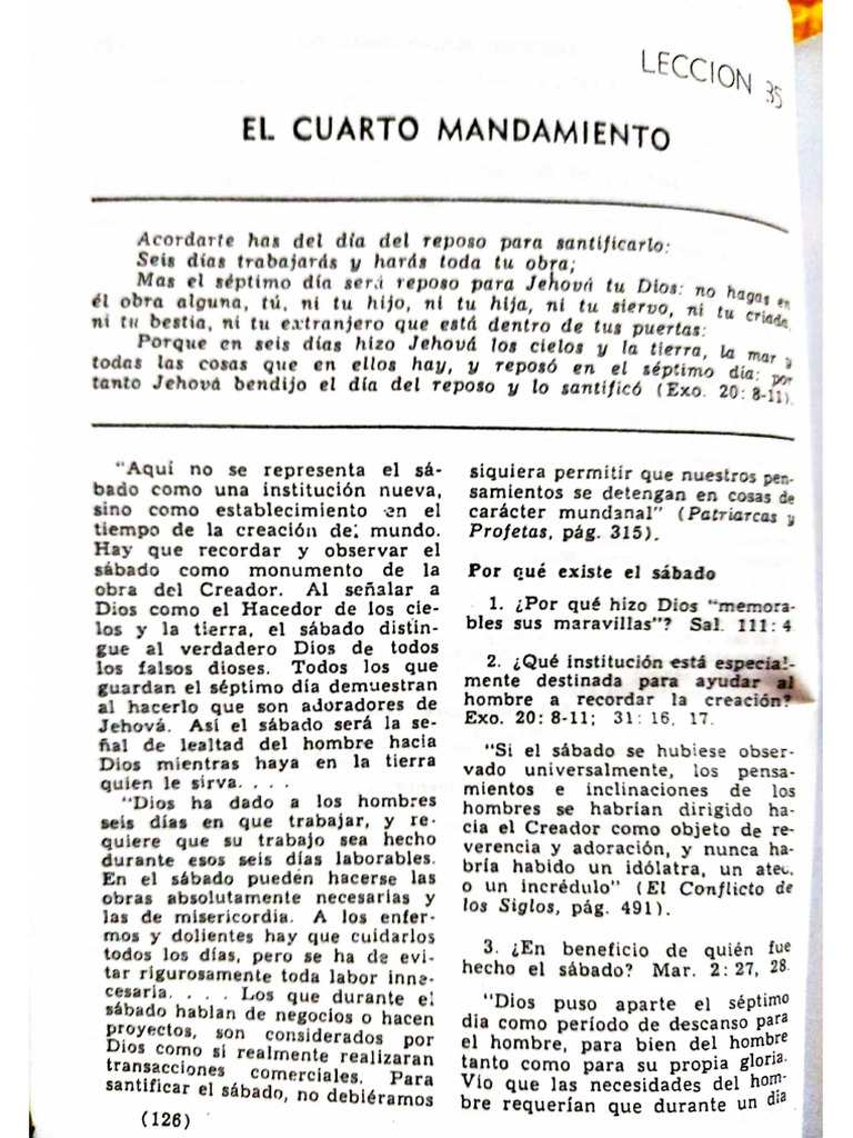 4to Mandamiento | PDF