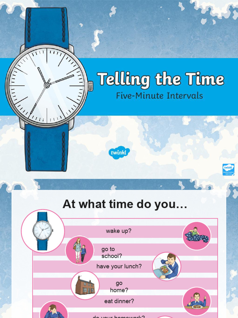 W1 Telling Time 5mins Interval | PDF