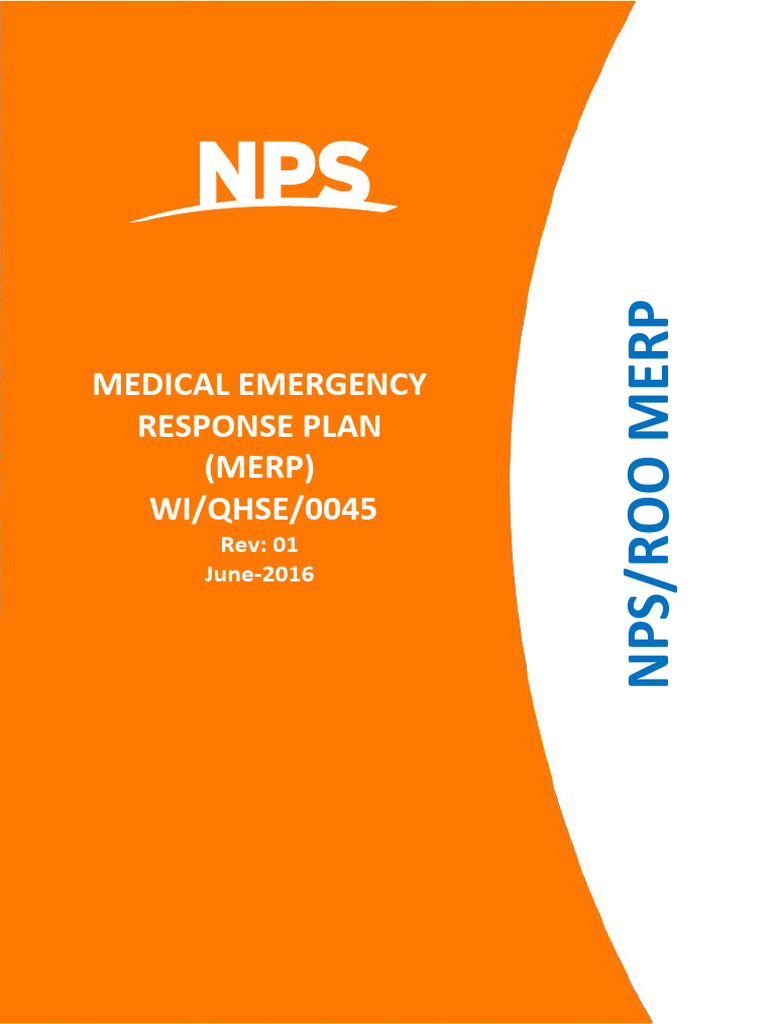 Wi-Qhse-0045 Rev 1 Merp Rev-1. | PDF | Emergency Department | Emergency