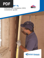 Gyproc White Book C07 S05 GypLyner IWL | PDF | Drywall | Wall
